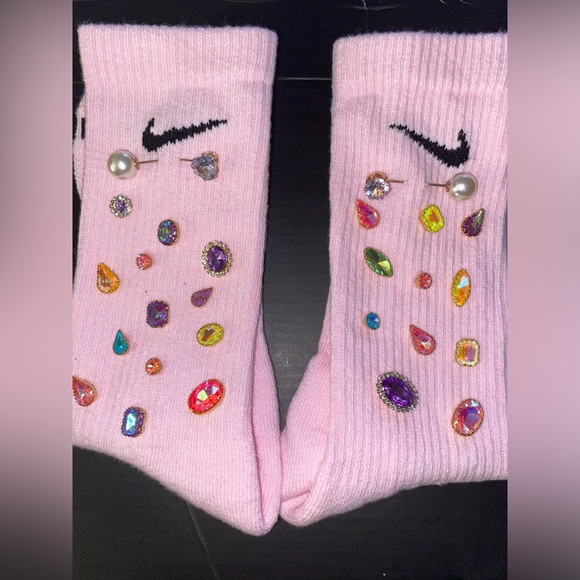 Nike | Accessories | Blinged Out Nike Socks | Poshmark